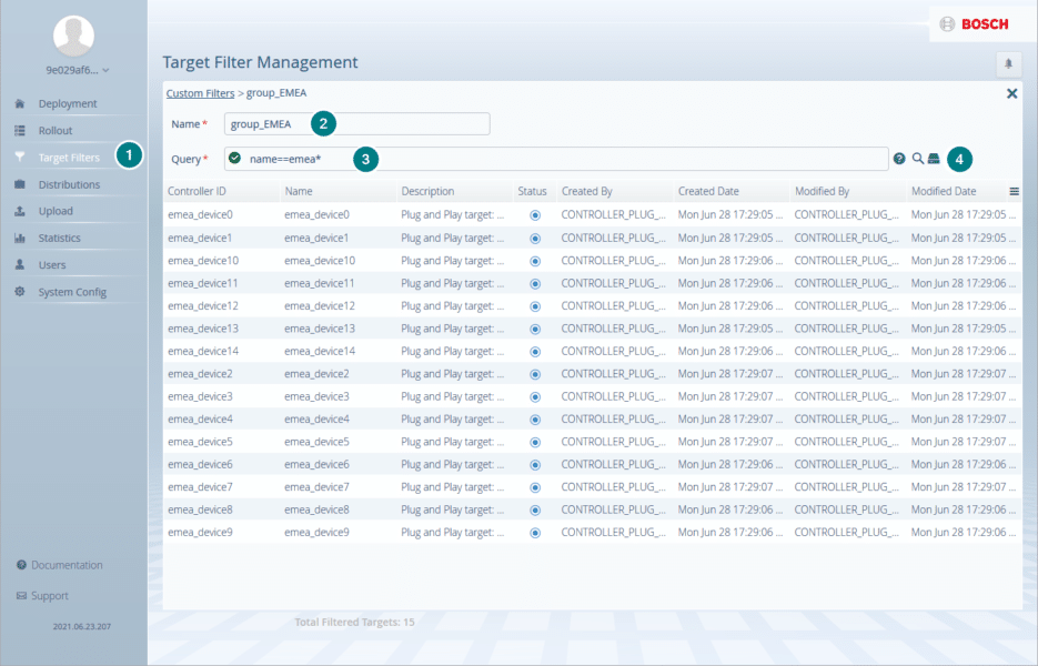 Rollout an update to many devices - Developer Bosch IoT Suite