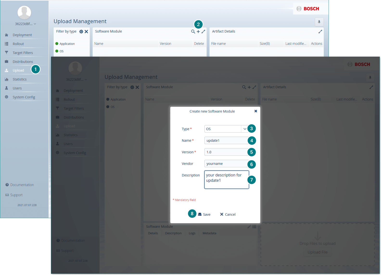 Rollout an update to many devices - Developer Bosch IoT Suite