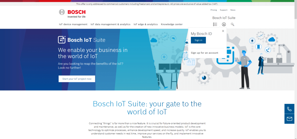 How to subscribe to a Bosch IoT Suite service